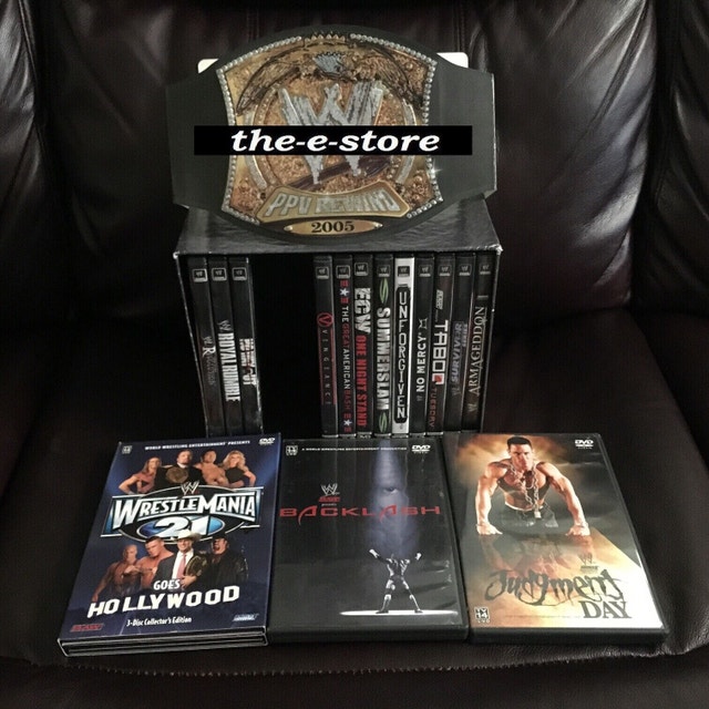 Wrestling 15-DVD 2005 - COMPLETE BOX SET. WWE/WWF/WCW/TNA/UFC. | CDs ...