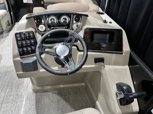 2023 Starcraft SLS 3 Tritoon For Sale in Black with a Suzuki DF2 ...