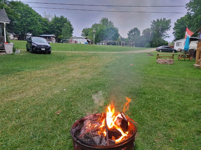 Family Lake Front Trailer and Permanent Porch w/yearly dues paid ...