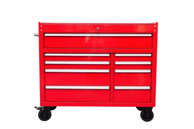 New 42" 9-Drawer Rolling Tool Bench – Heavy-Duty Garage Cabinet | Tool ...