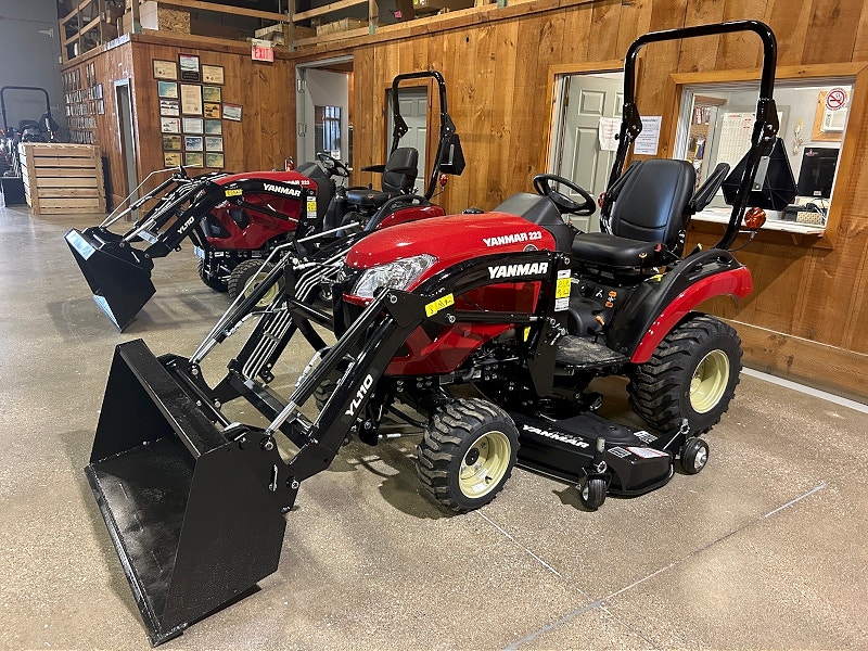 2025 YANMAR SA223 TRACTOR WITH LOADER AND MOWER | Farming Equipment ...
