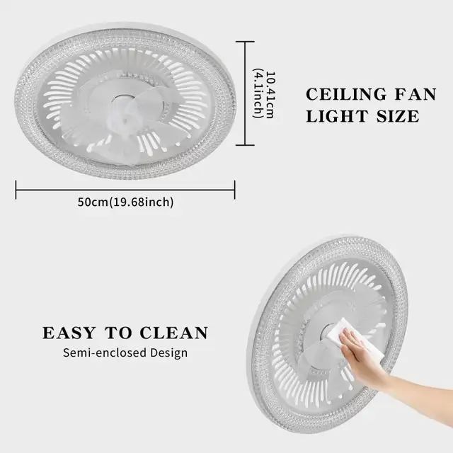 *BNIB!* Spnoid Ceiling Fan with Lights and Remote Bladeless ... | Home ...