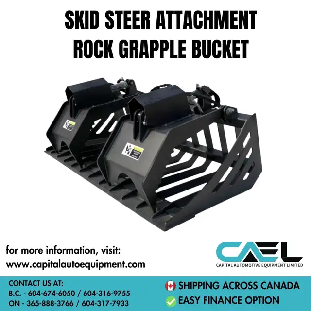 2025 CAEL New 72 Rock Skeleton Grapple Bucket | Skid Steer Attac ...