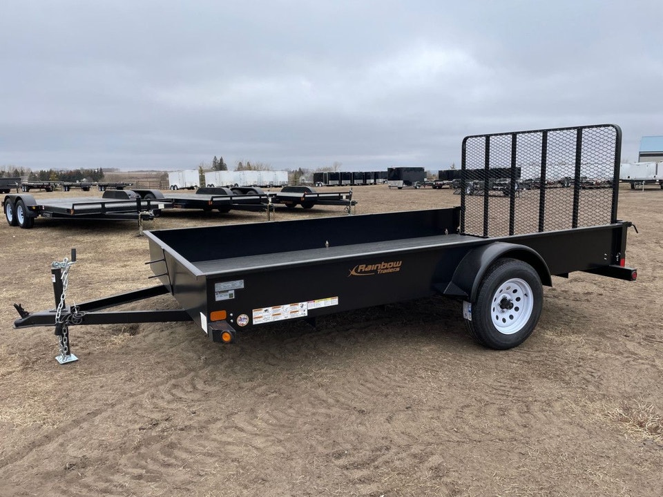 2026 Rainbow Trailers 7'x12' Express Utility Trailer Solid Sides ...