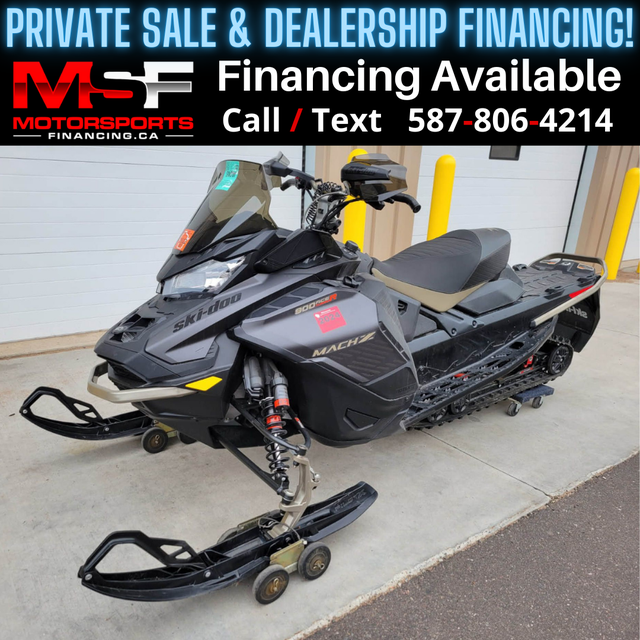 2022 SKI DOO MACH Z 900 ACE TURBO R ES (FINANCING AVAILABLE ...