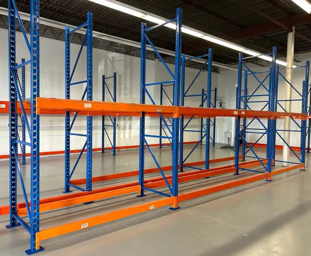 12' x 42" ,16' x 42" redirack end frames Uprights pallet racking ...