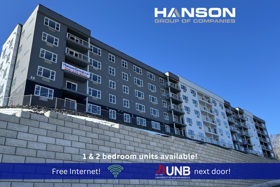 NEW! 1-BDRM by UNB | Includes Water & WIFI | Secured Building | Long ...