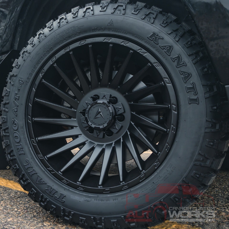 NEW 20 inch Armed MILITIA MATTE BLACK Wheels – ONLY $1,250/Set! | Tires ...