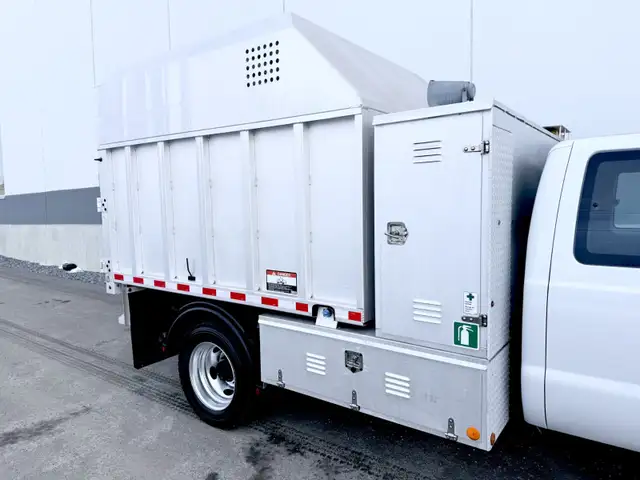 2015 FORD F-550 EXTENDED CAB 4X4 ALUMINIUM CHIP TRUCK DUMP TRUCK ...