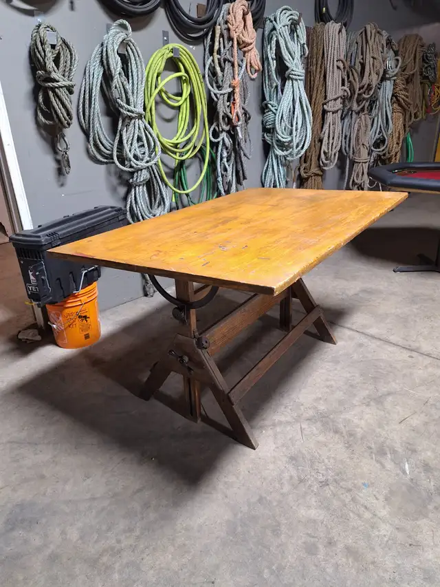 Used Drafting Blueprint Drawing Art Table - For Sale!! | Other Tables ...