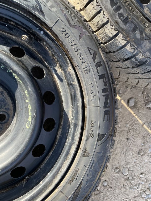 205/55R16 two Rims & Tires that came off a 2021 Corolla | Auto Body ...