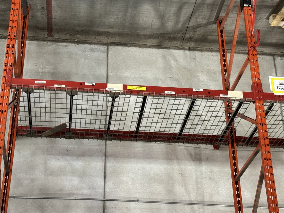Used wire mesh decks for warehouse pallet rack 42" x 46" | Industrial ...