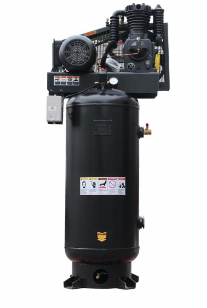 New Electric compressor 220v 5 hp one stage 80 gals tank 18 cfm | Heavy ...