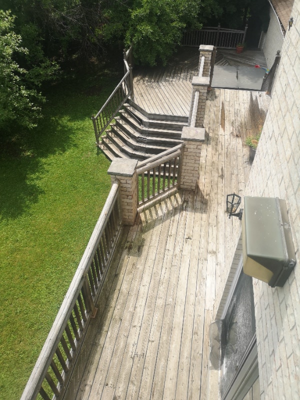 Cedar deck railing bannister 150 linear feet. | Decks & Fences | City ...