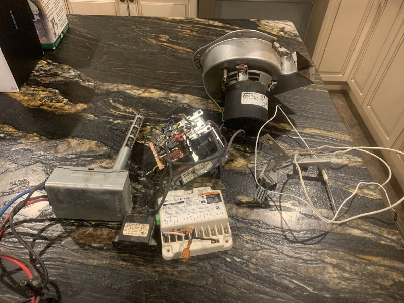 Furnace parts control module , fan motor etc | Heating, Cooling & Air ...