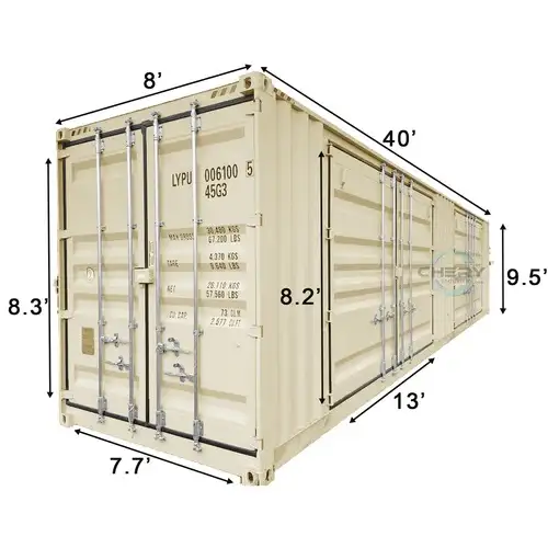 NEW MULTI 3 DOOR 2 LARGE SIDE DOOR 40 FT STORAGE SEA CONTAINER | Other ...