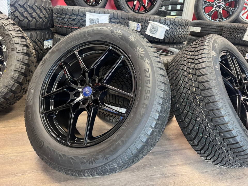 Brand New 2026 Ford Explorer FO1004 Rims and Continental IceCont ...