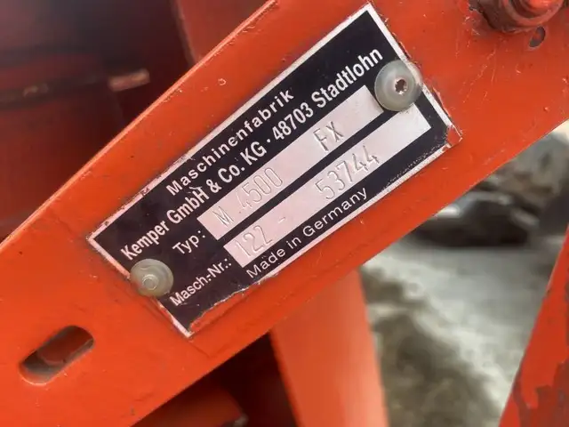 KEMPER M4500 6 ROW CORN HEAD FOR FORAGE HARVESTER | Farming Equipment ...