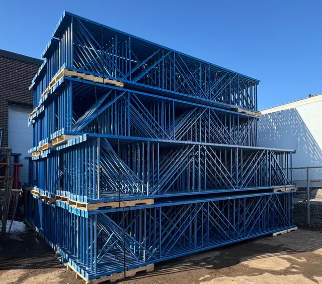 Used 20' Tall Redirack Pallet Racking Frames / Uprights | Industrial ...