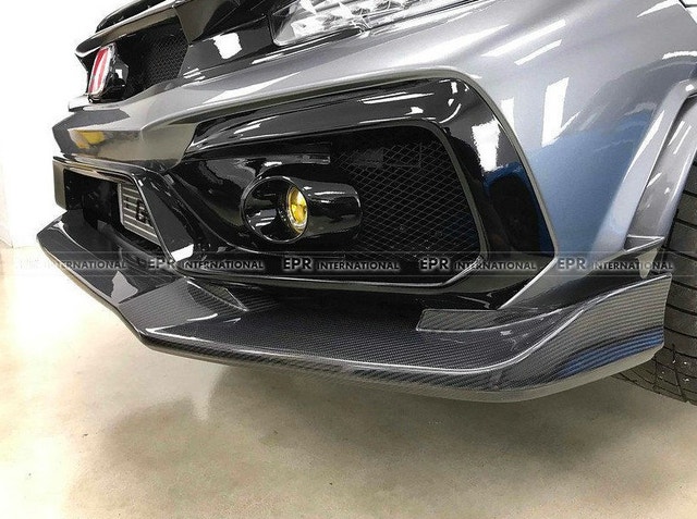 Varis Style hood FK8 Civic type r front bumper side 2017 - 2021 | Auto ...
