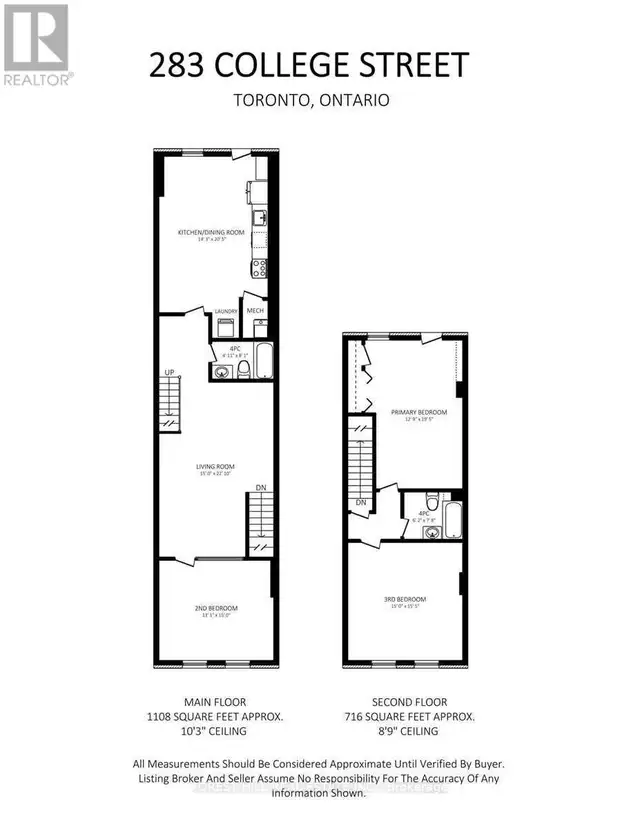 2ND&3RD - 283 COLLEGE STREET Toronto (Kensington-Chinatown), Ont | Long ...