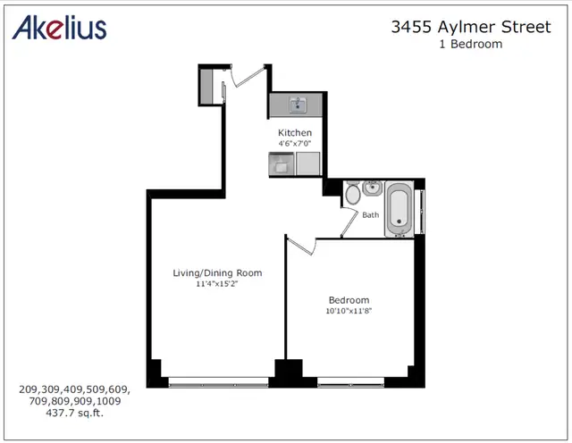 renovated one-bedroom apartment near McGill - ID 1088 | Long Term ...