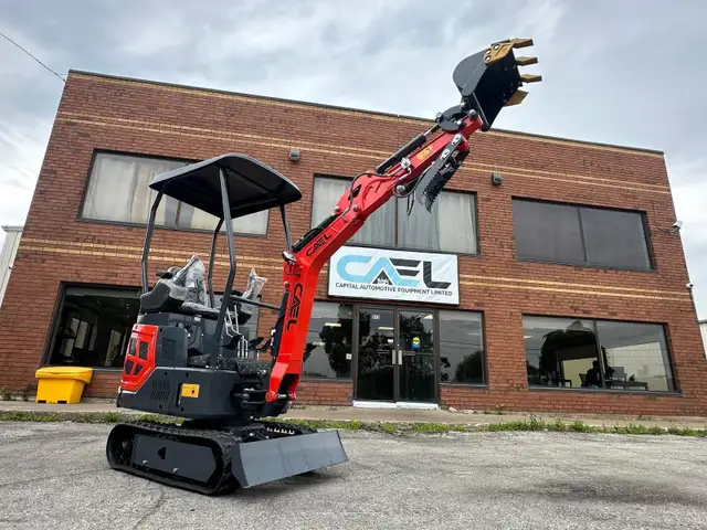 2025 CAEL EXCAVATOR 1.3 TON hydraulic thumb, SWING BOOM with KUB ...