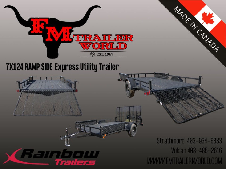 2026 Rainbow Trailers 7'x14' Express Utility Trailer Angle Iron | Cargo ...