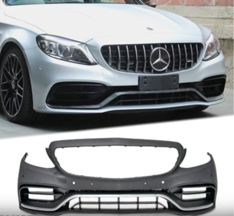 W205 MERCEDES FACELIFT C63 AMG LOOK FRONT BUMPER CONVERSION KIT | Auto ...