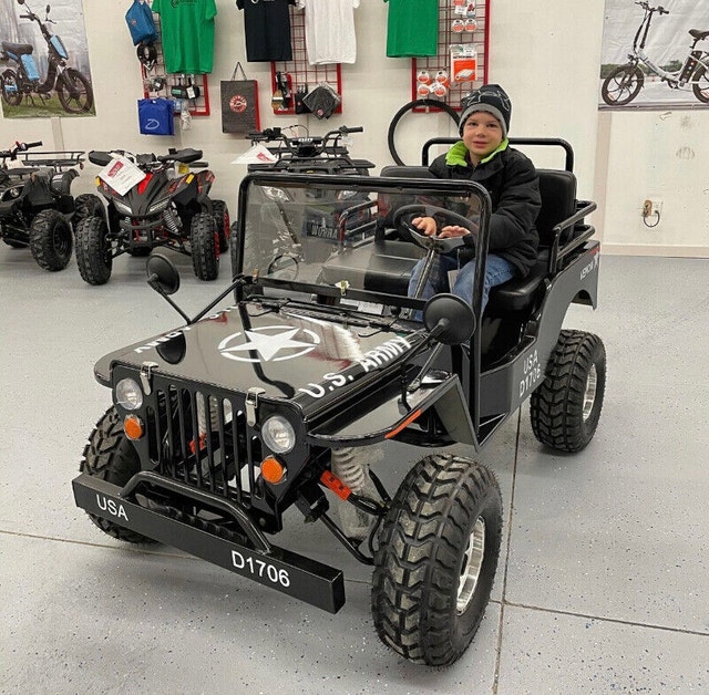 Venom 125cc Mini Jeep Deluxe | Willys Edition | 3-Speed | ATV | ATVs ...