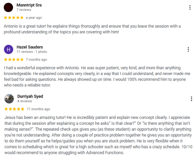 Gr.9-12 Math/Physics Tutor, Making Learning Easy!! 647-527-8487 ...