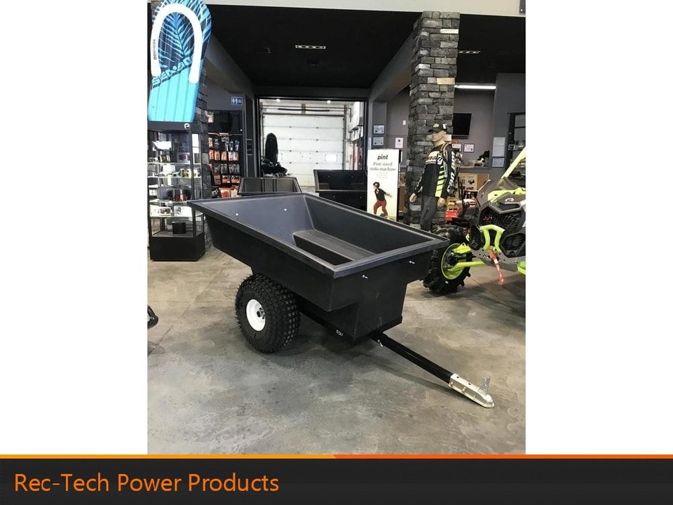 2025 Paddle Plastics Ltd. Quad Trailer 6' Single Axle Slope Back ...