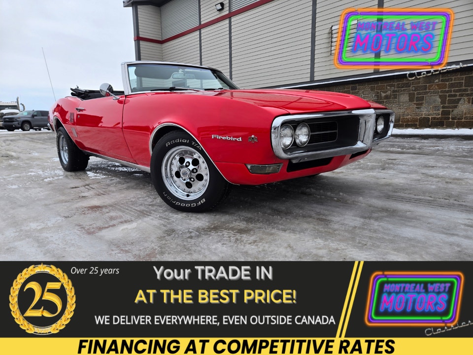 1968 Pontiac Firebird 350ci / CONVERTIBLE Cragar Wheels | Classic Cars ...