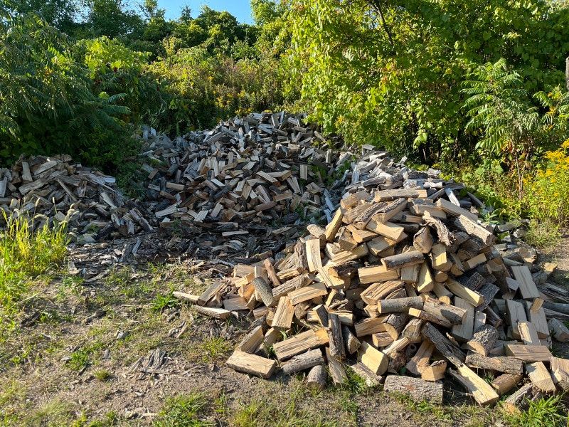 Seasoned hardwood firewood pickup small size | Fireplace & Firewood ...