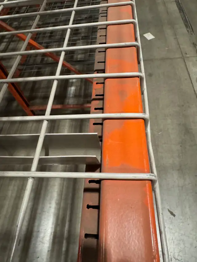 Used Wire mesh decks for pallet racking step beams 42" x 46 ...
