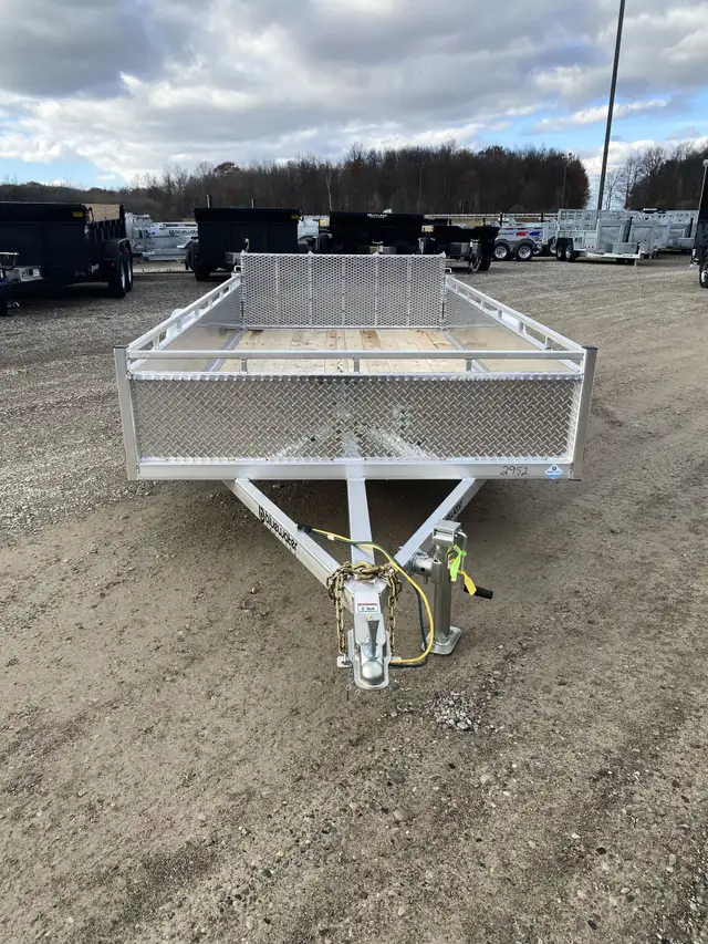 2026 Canadian Mennonite Built Single Axle Aluminum Utility Trail ...