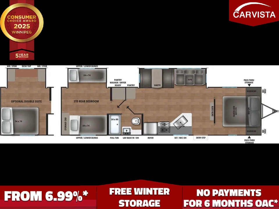 2025 Shasta I-5 532BEDS Bunk House Travel Trailer Camper | Travel ...