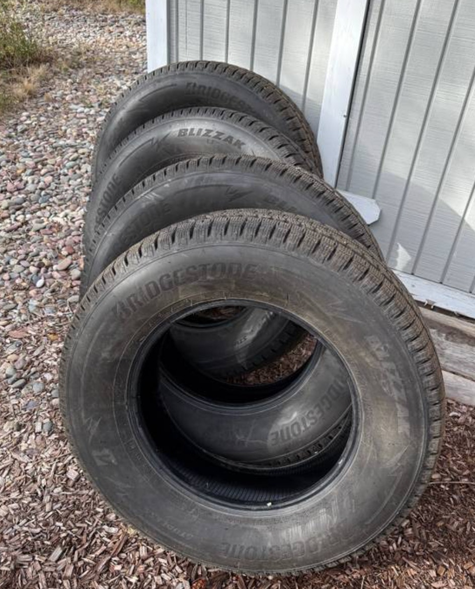 LT225/75/16 Bridgestone BLizzak winter ice snow tires LT Load E | Tires ...