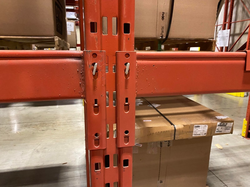 Used pallet storage racking beams 9’ x 4” for sale - Redi Rack ...