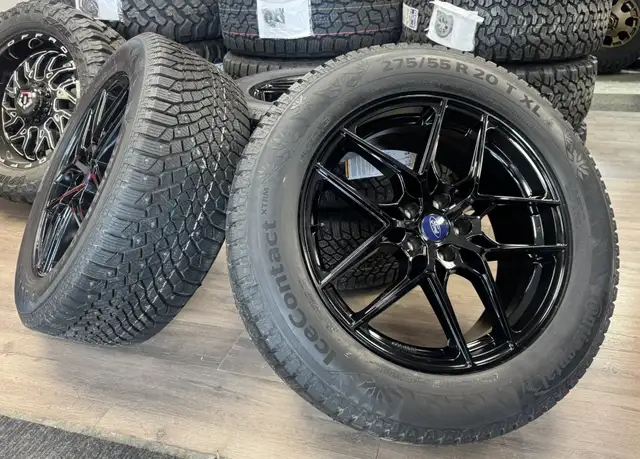 Brand New 2026 Ford Explorer FO1004 Rims and Continental IceCont ...