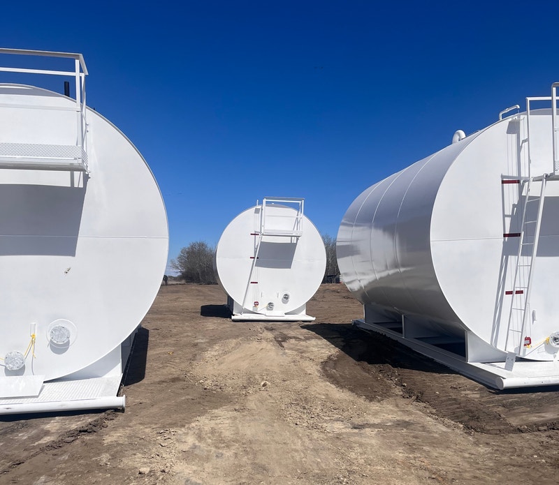 New Horizontal Skidded Fuel Storage Tanks | Storage Containers ...