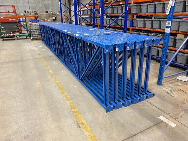 USED REDIRACK PALLET RACK FRAMES - 24’ tall x 42” | Industrial Shelving ...