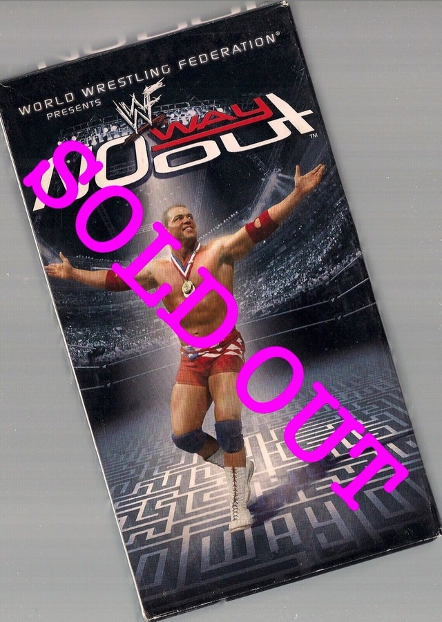 Wrestling VHS/DVD 2001 - NO WAY OUT. WWE/WWF/WCW/NWA/TNA/UFC. | CDs ...