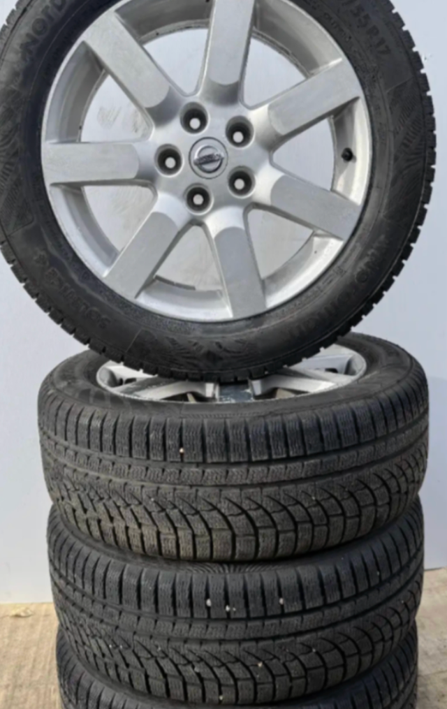Nokian 225/55/17 all weather snow rated tires Nissan Maxima rims ...