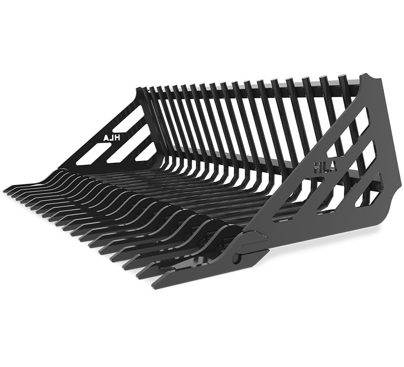 HLA 77" Stone Fork / Rock Bucket Attachment | Heavy Equipment | Markham ...