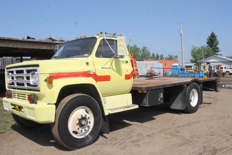 1980 GMC 7000 Detroit Diesel Truck Available in Online Auction | Farming Equipment | Edmonton ...
