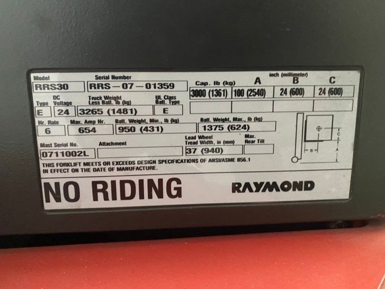 2007 Raymond Pallet Truck | Motorcycle Parts & Accessories | City of ...