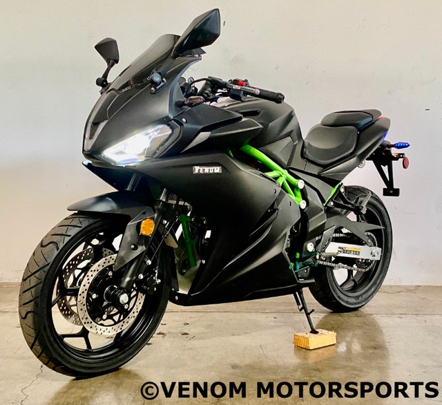 NEW 250CC MOTORCYCLE | STREET LEGAL | NINJA | VENOM X22R MAX | Sport ...