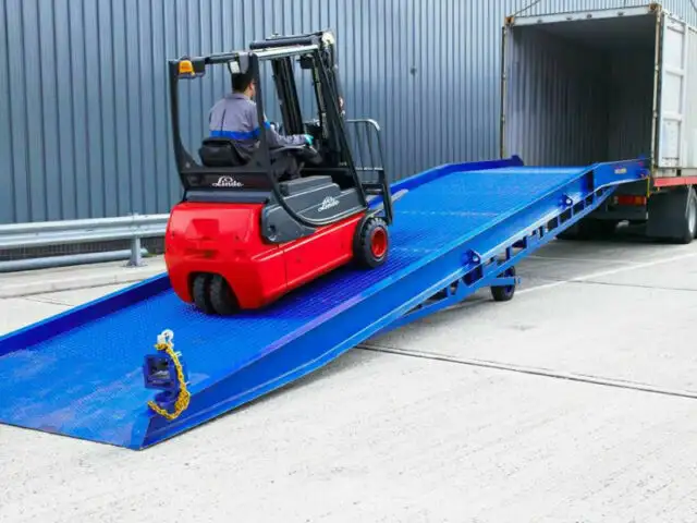 Brand new heavy duty steel loading dock ramp forklift ramp (10T ...