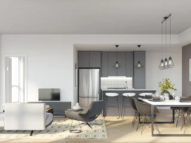 5.5-Condo Appartement à louer Petite Bourgogne-Sud-Ouest-Wilcox | Long ...